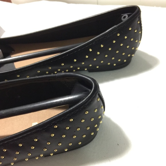 Brash | Shoes | Nwt Studded Black Ballet Flats By Brash | Poshmark